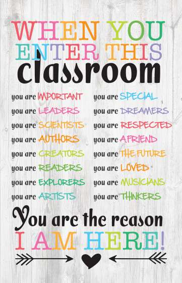 Class Rules Poster Lukisan